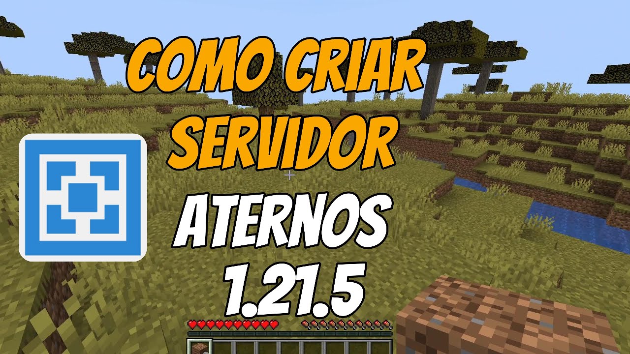 como criar servidor minecraft aternos 1 21 5 - YouTube