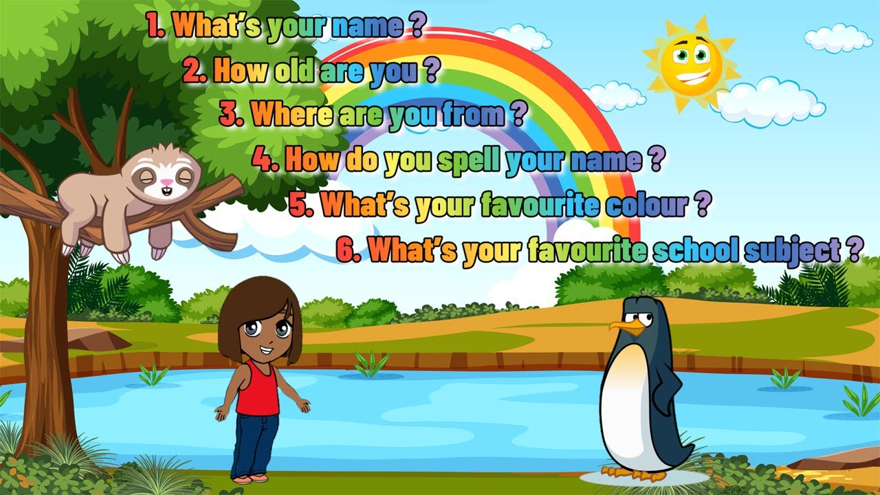 Let's learn greetings and basic conversation with Coco and Luna - YouTube
