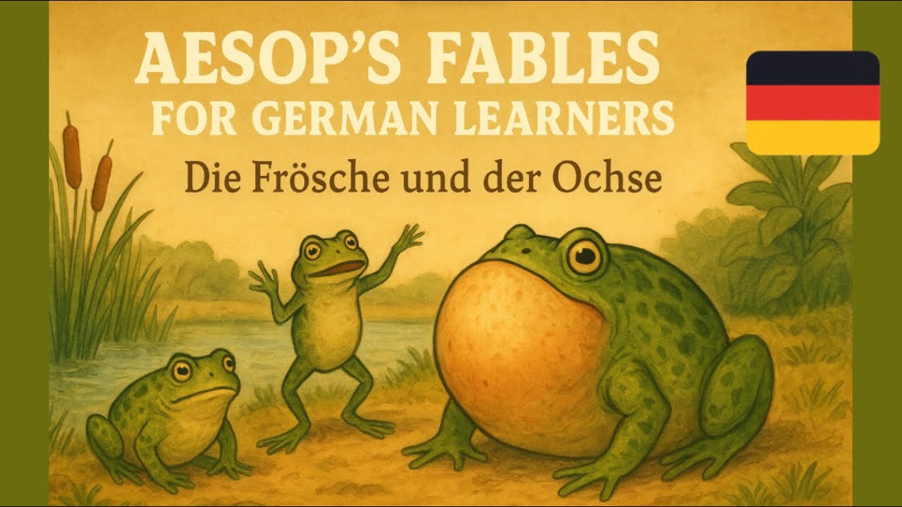 German Story (B1) - Die Frösche und der Ochse - YouTube
