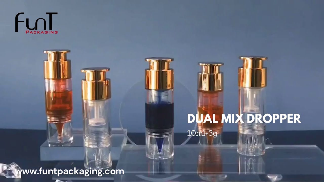 FPL10-017 (10ml+3g) Dual Mix dropper - YouTube