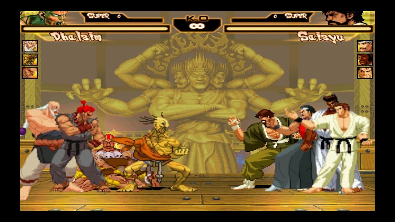 Dhalsim Gouken Oro Akuma VS Saisyu Todoh Marco Takuma - Calsh OF SNK VS ...