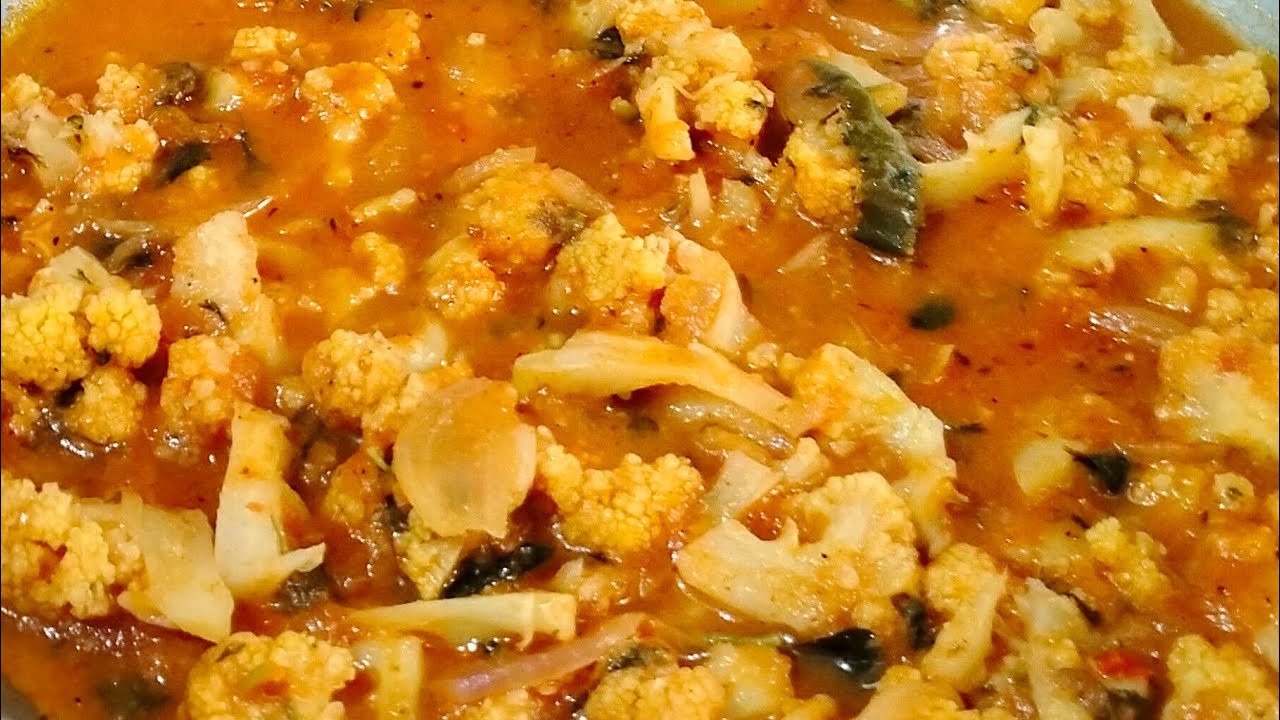 colly flower curry preparation - YouTube