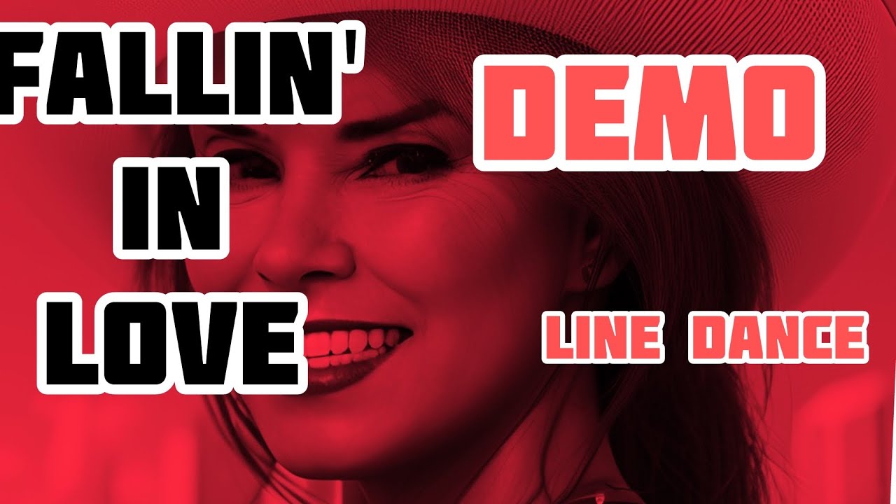 FALLIN' IN LOVE - line dance DEMO Beginner - YouTube