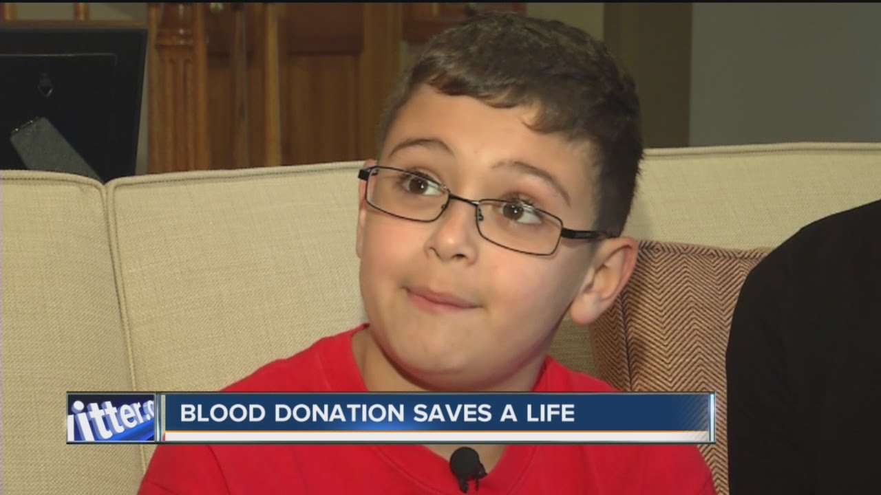Blood donation saves life of young boy - YouTube
