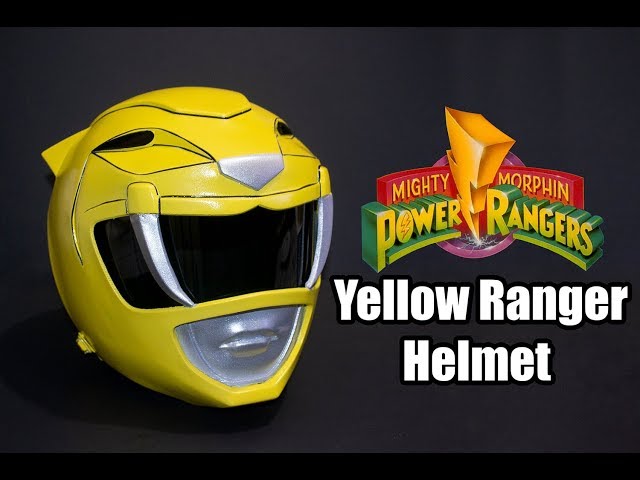 Mighty Morphin Power Rangers Yellow Ranger Helmet Lightning Collection