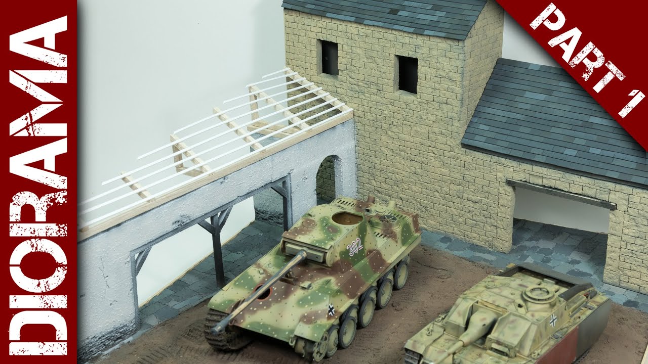 Ardennes Farm WW2 Diorama - Part 1 - Construction - YouTube