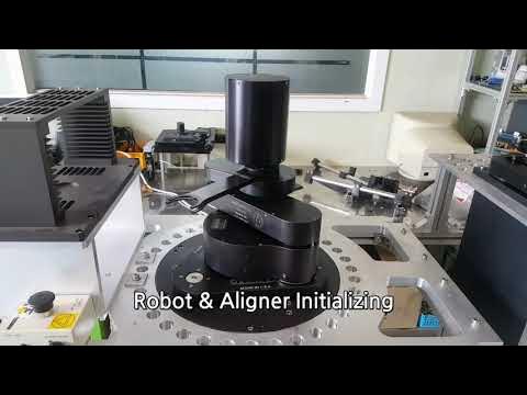 Genmark (Gencobot GPR Series) Dual wrist SCARA Wafer handling robot - YouTube