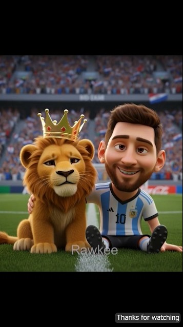 Messi, Neymar & Mbappé’s Lion vs Ronaldo’s Lions #ronaldo #goat #messi ...