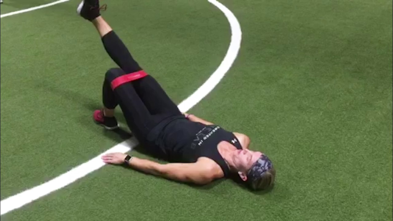 Glute Bridge with Versa Loop - YouTube