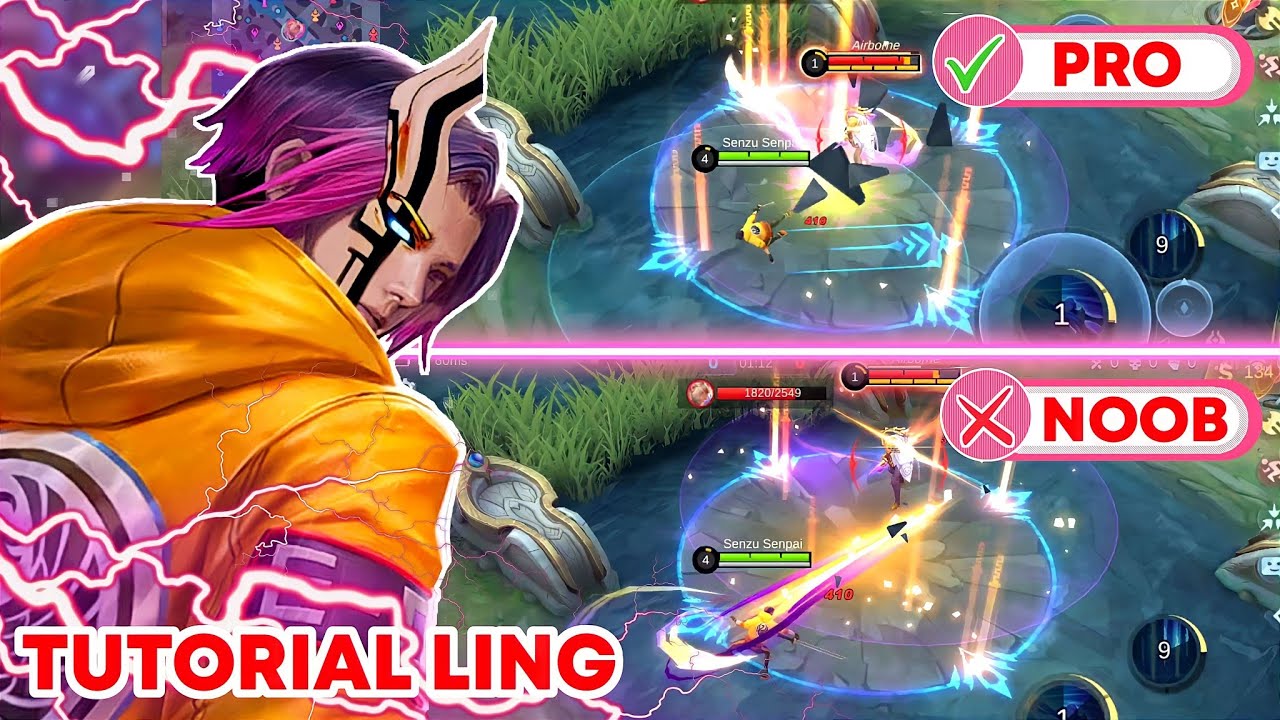 TUTORIAL LING FOR EASIER TAKE ALL SWORD & HOW TO PERFECT ROTATION IN ...