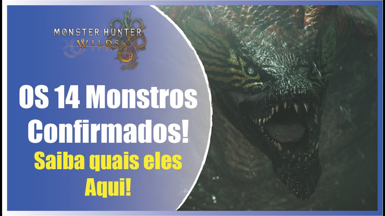 Lista Completa de Monstros Confirmados em Monster Hunter Wilds - YouTube