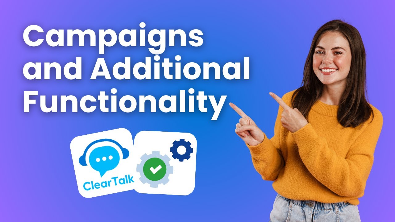 Campaigns and Additional Functionality - YouTube