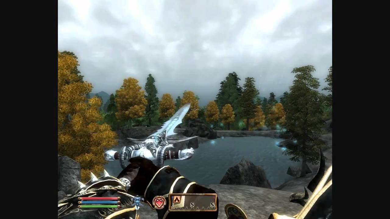 Dread Knight armor and Frostmourne sword Oblivion - YouTube