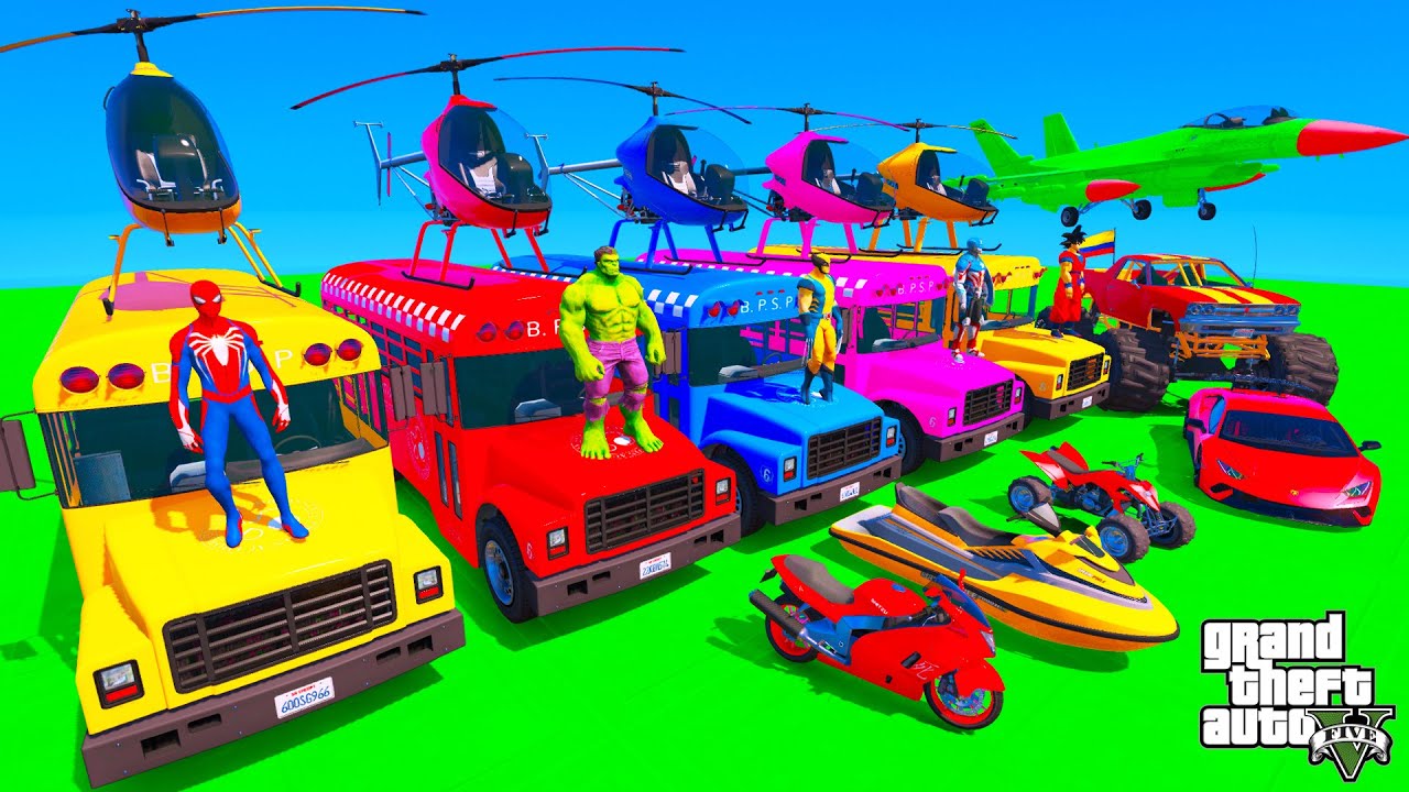 Spider-Man Epic Car Racing Challenge On Super Car, Motorbike ...