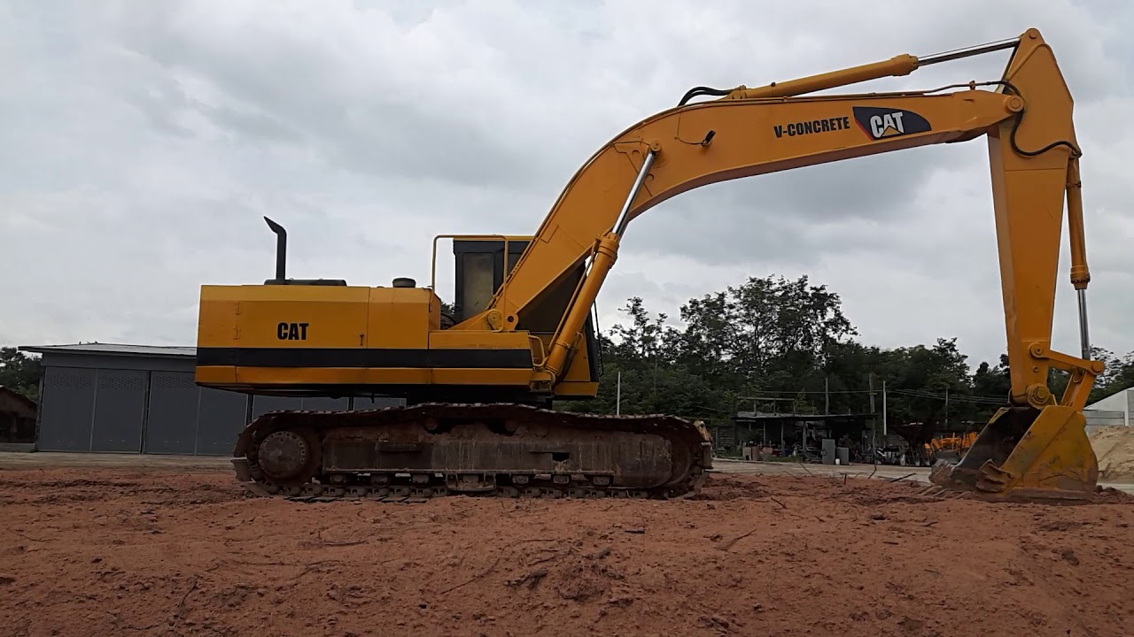 รีวิว โชว์ รถขุดในตำนาน CATERPILLAR E200B เสริมหล่ออีกคันครับ EP2372 - YouTube