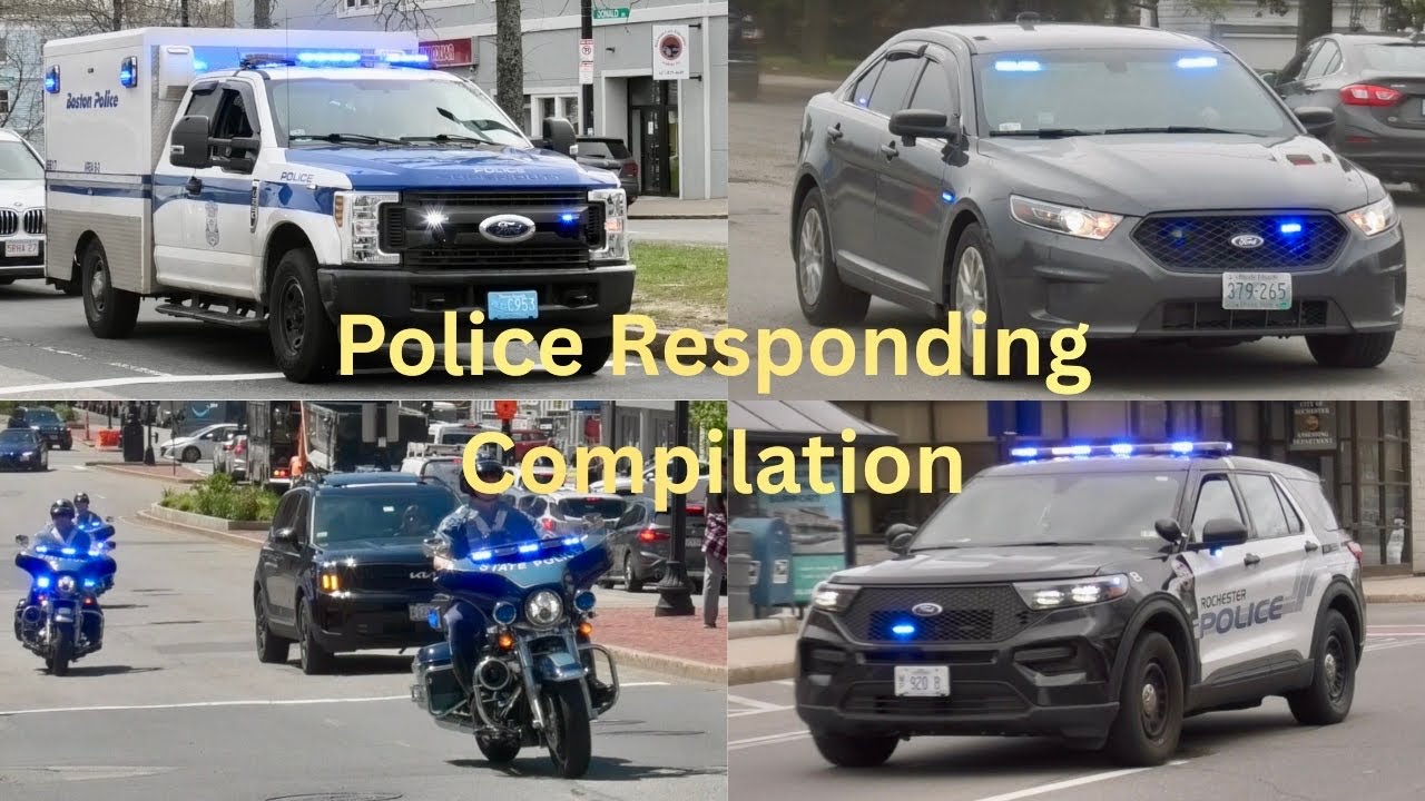 Police Cars Responding Compilation Volume 3 - YouTube