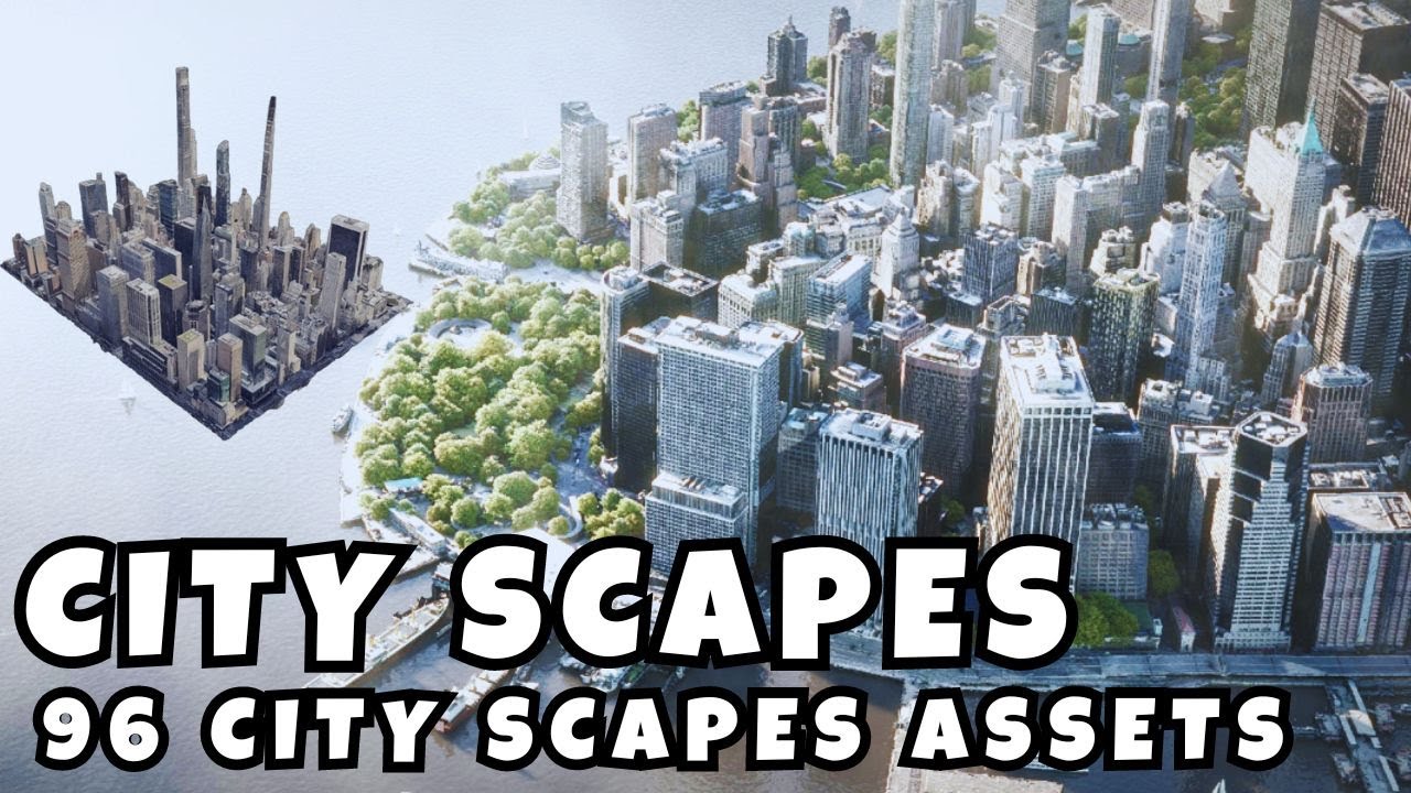 Create A Realistic Background Environment in Blender | City Scapes Blender Tutorial - YouTube