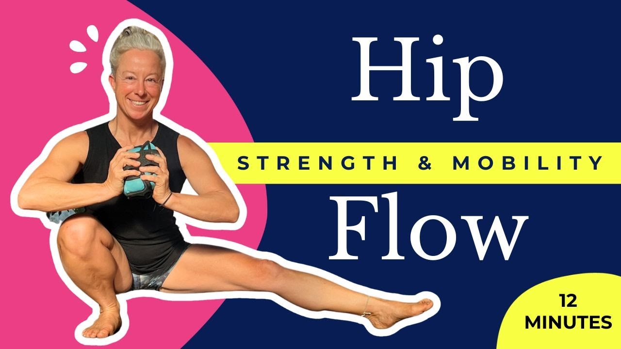 12 Minute Juicy Hip Mobility & Strength Flow (FOLLOW ALONG) - YouTube
