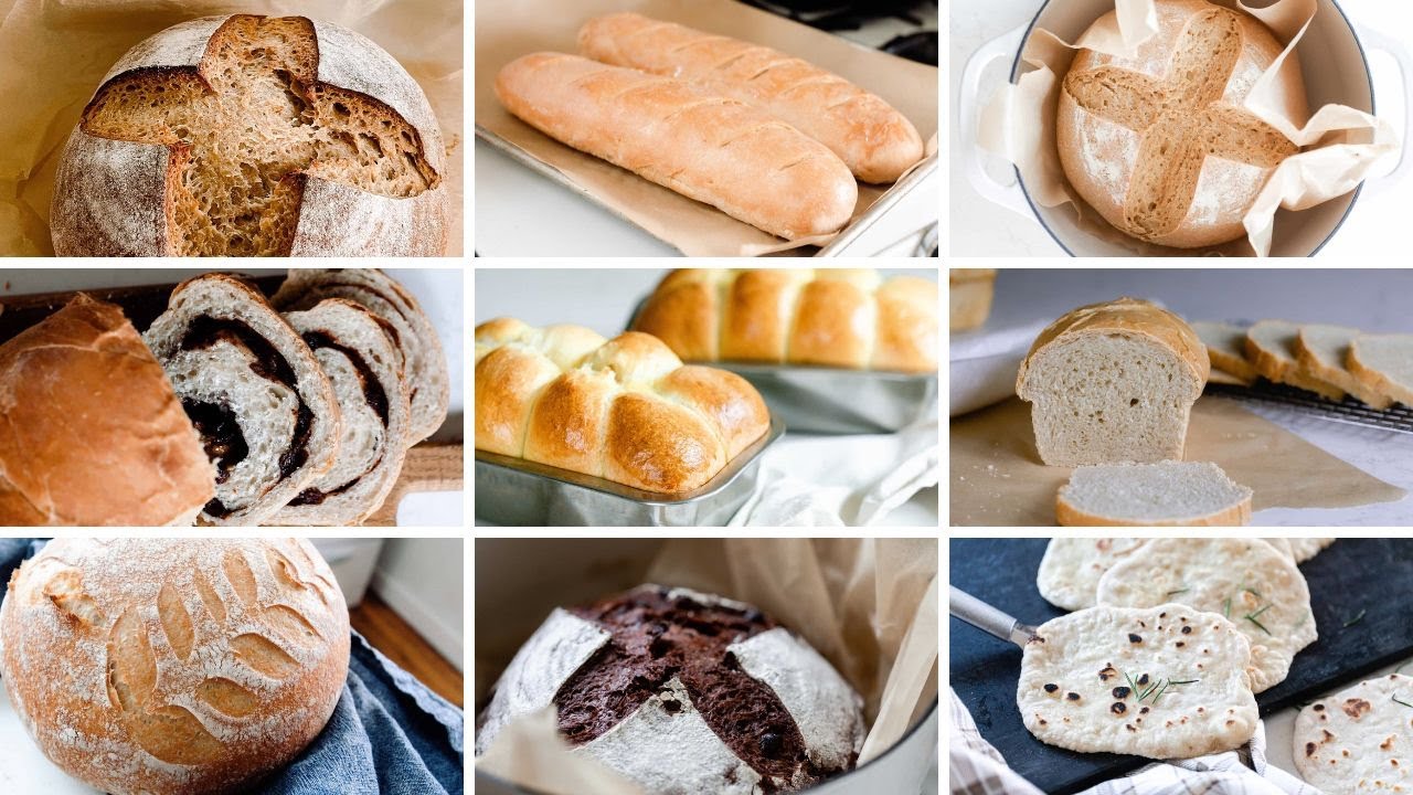 Sourdough bread 10 different ways - YouTube