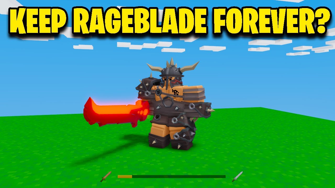 Can Barbarian Keep Rageblade Forever with new Clingy Enchant? Roblox ...
