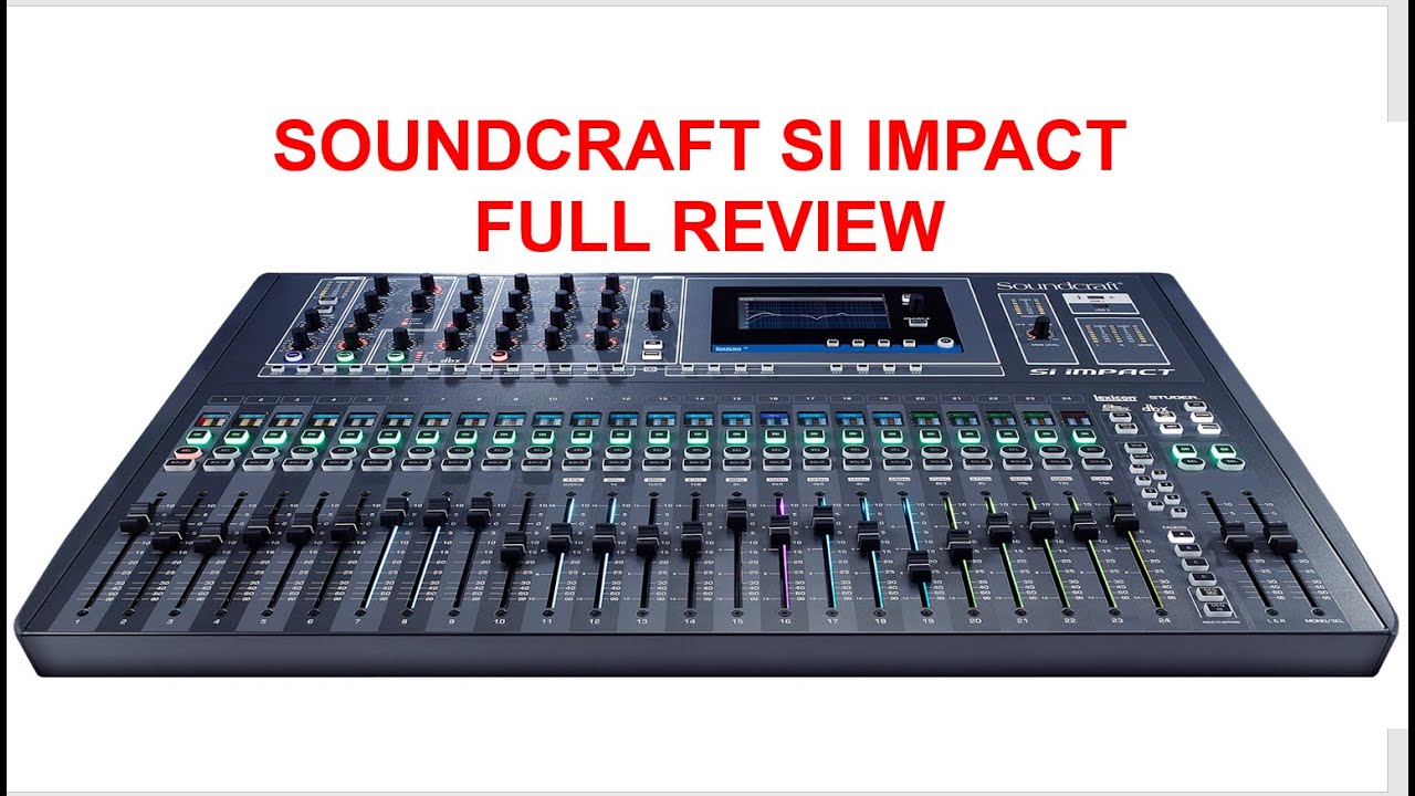 Soundcraft Digital Mixer 32 Channel
