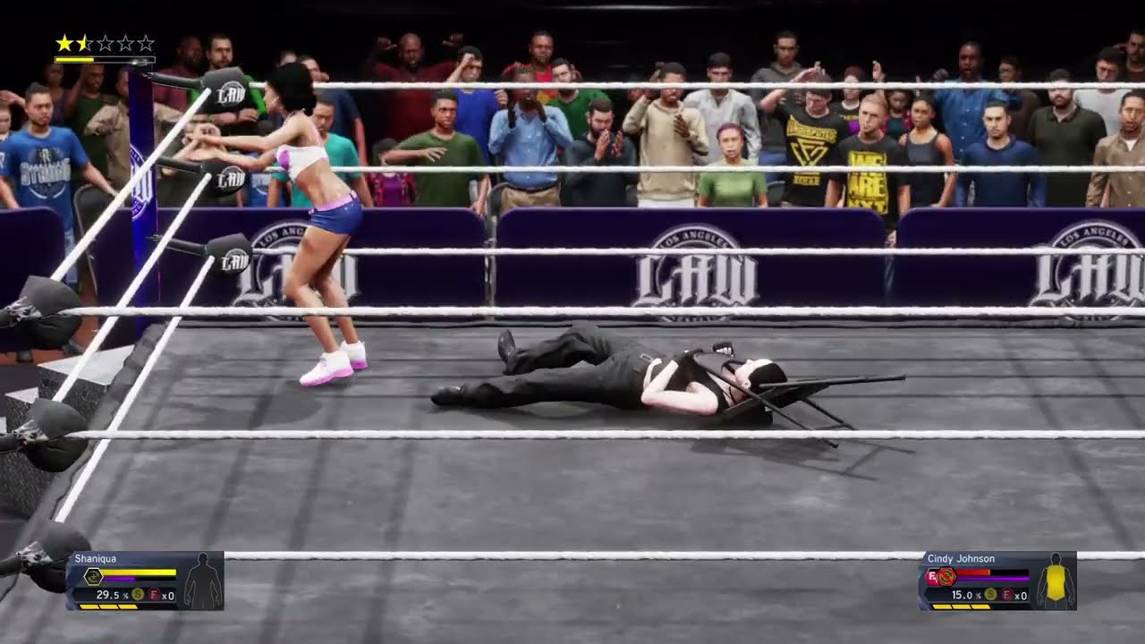 Def Jam Wrestling 2K20 - Shaniqua vs Cindy Johnson - YouTube