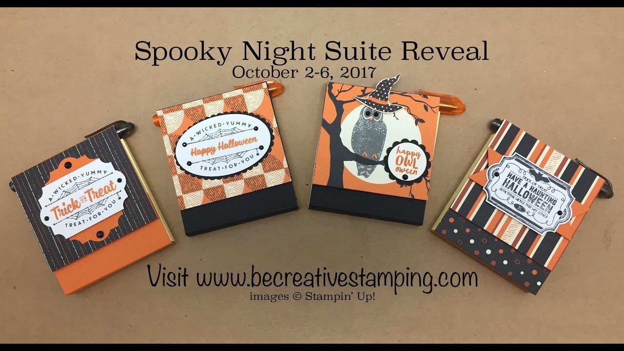 Spooky Night Suite Reveal--Post It Note Holder - YouTube