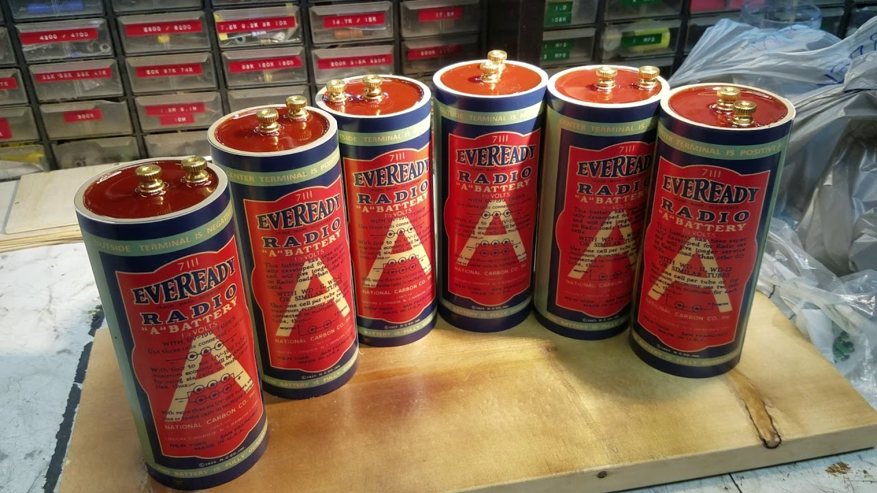 Making reproduction 1920 radio batteries part 5 - YouTube
