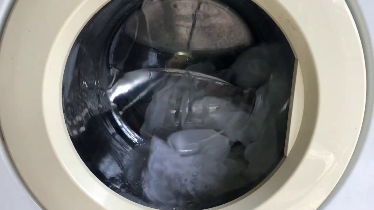 Hotpoint Aquarius 1000 DE LUXE WM22 Colourfast Cottons full cycle - YouTube