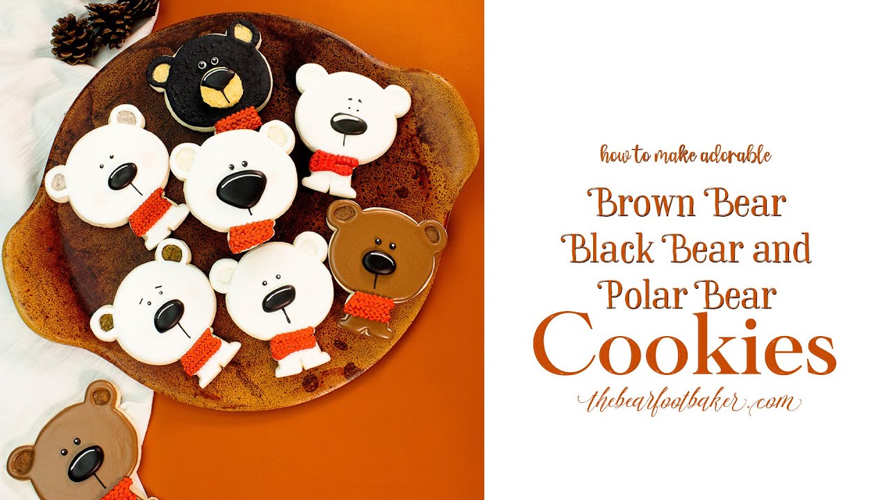 How to Make Really Adorable Brown Bear Black Bear and Polar Bear ...