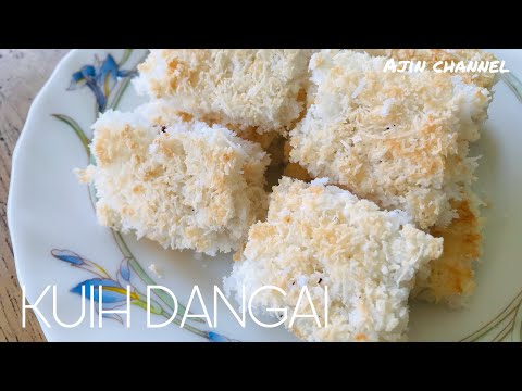 Kuih Dangai | Kuih kelapa parut 3 bahan sahaja