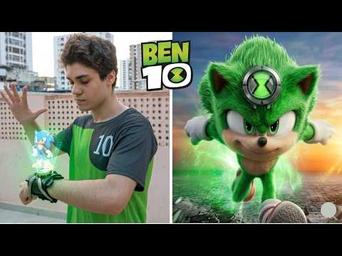Ben 10 Transforms into Sonic The Hedgehog  | Full Movie