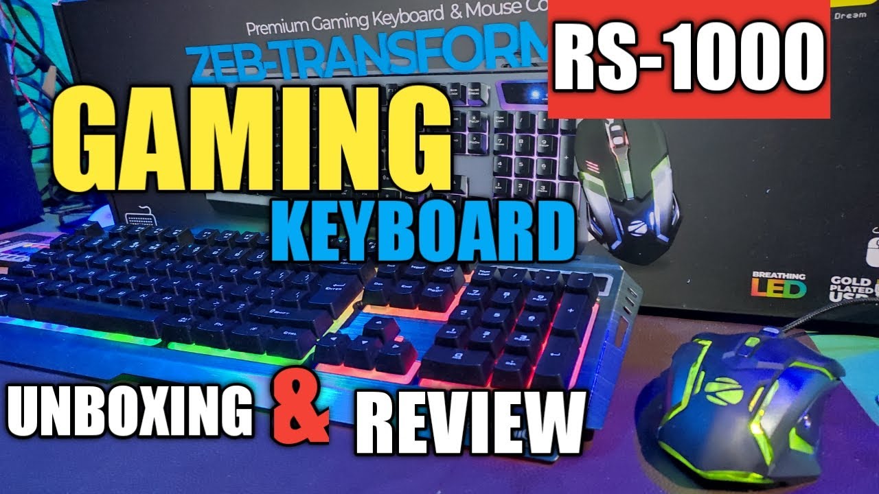 *Best RGB Gaming Combo Under Rs 1000/-*| 2022 best gaming Zebronics ...