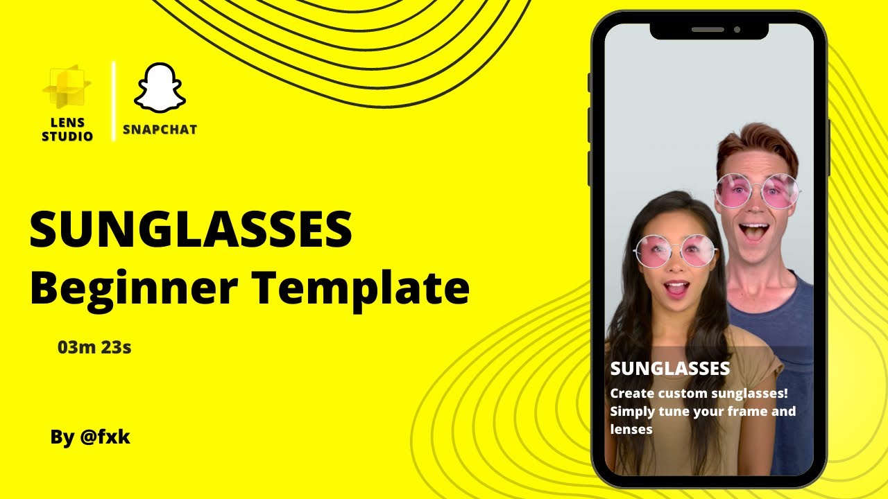 Lens Studio: Sunglasses | Beginner Template | S1E24 - YouTube