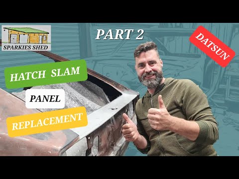 Datsun Z. PART 2. Rear Hatch Slam Panel Replacement 240Z 260Z 280Z ...