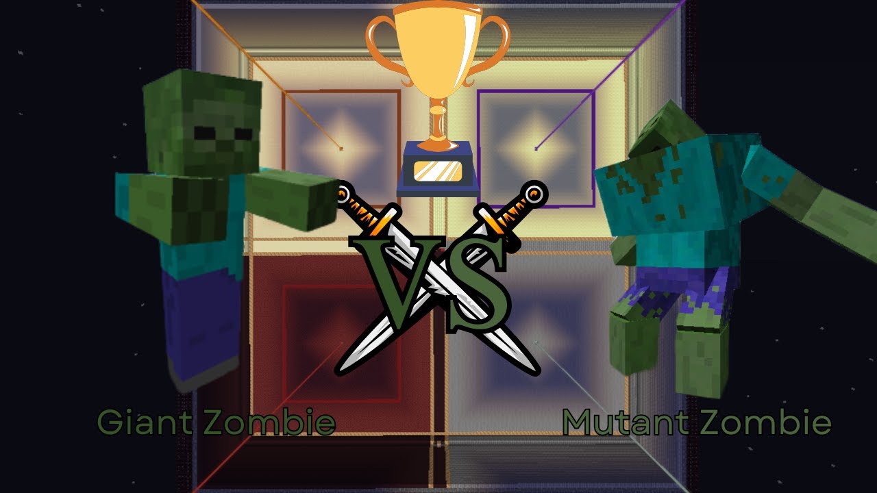 Giant Zombie vs Mutant Zombie | Minecraft 1.16.5 - YouTube
