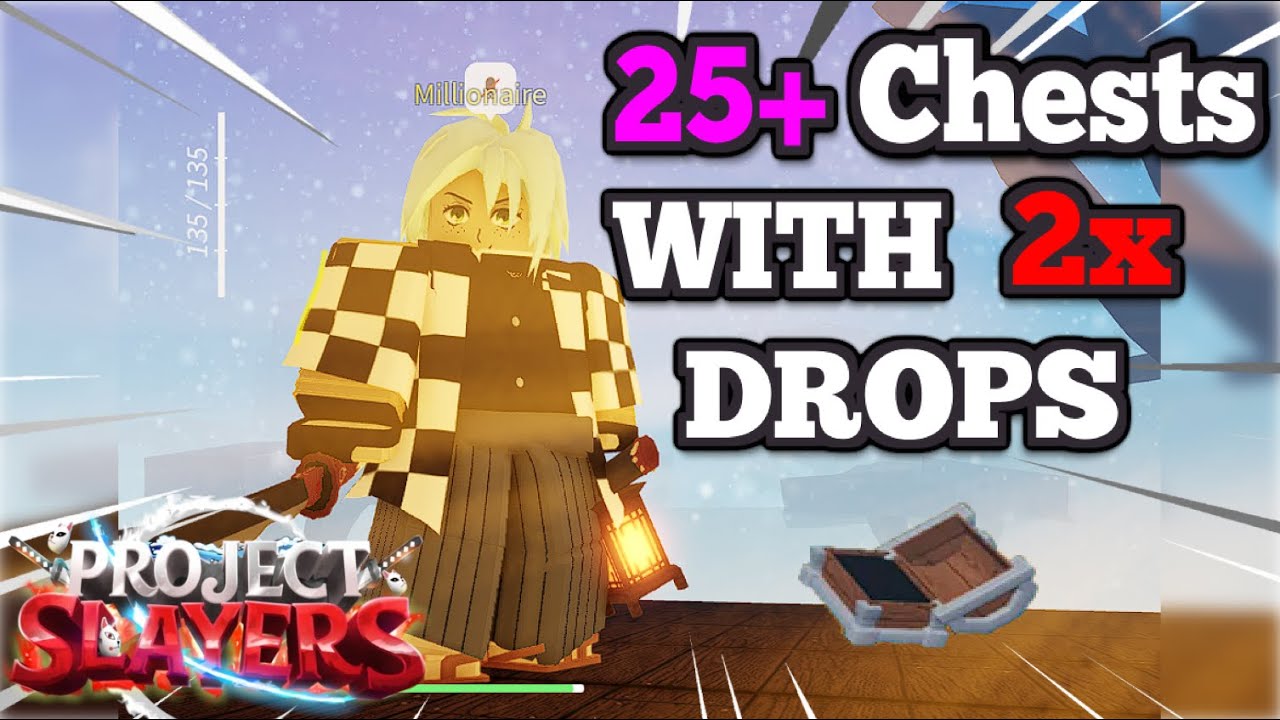 25+ Tier 5 Chests 2x Drops [Project Slayers Update 1.5] - YouTube