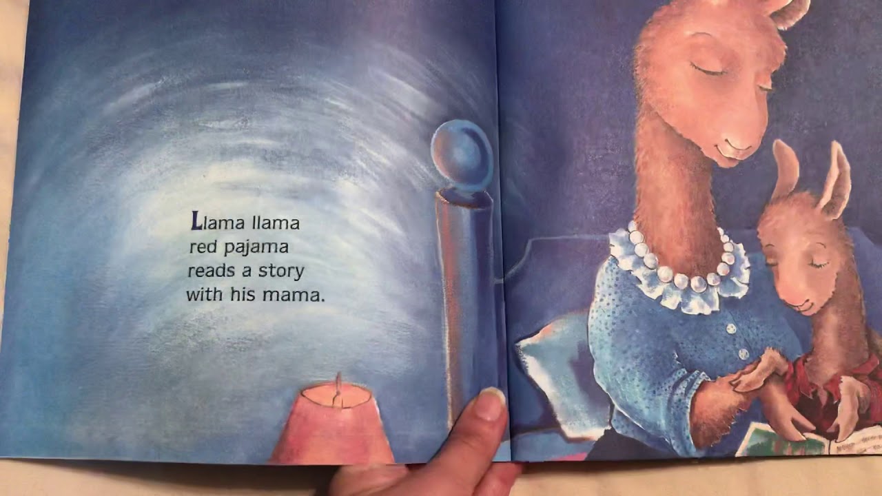 Mommy reads Llama Llama Red Pajama - YouTube