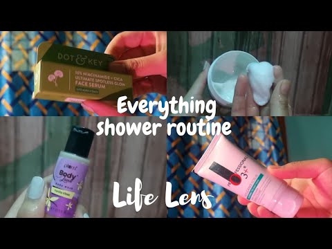 Life Lens ::: everything shower routine /_/ vibing insane - YouTube