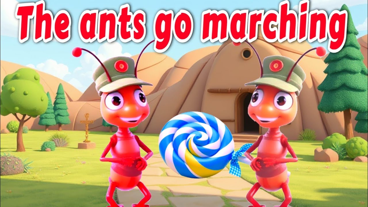 🎶 The Ants Go Marching | Classic Kids Song & Nursery Rhyme | Fun ...