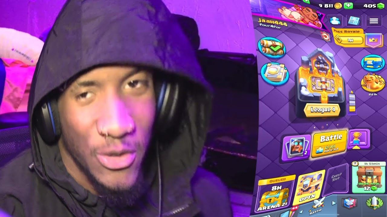 using the least goonable deck in clash royale - YouTube