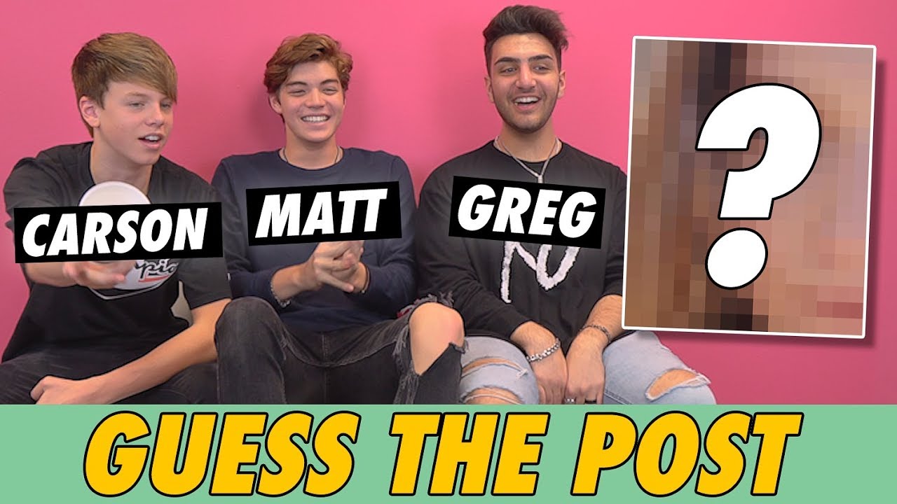 Carson Lueders, Matt Sato & Greg Marks - Guess The Post - YouTube