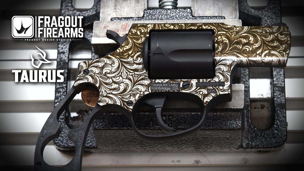 Taurus 605 2" Barrel Revolver Fiber Laser Engraving - YouTube