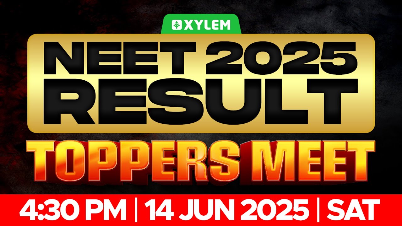NEET 2025 RESULT : TOPPERS MEET 🔥 | Xylem NEET - YouTube