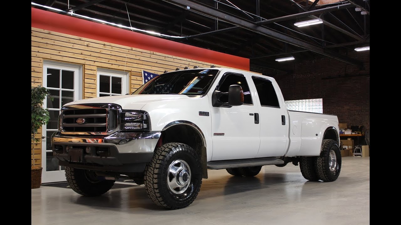 2004 Ford F350 4x4 Lariat on 35s DRW Lifted, Leather, 127k FOR SALE ...