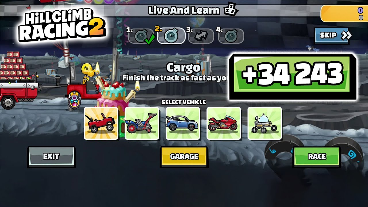 Hill Climb Racing 2 - 34k in New Team Event LIVE AND LEARN - YouTube