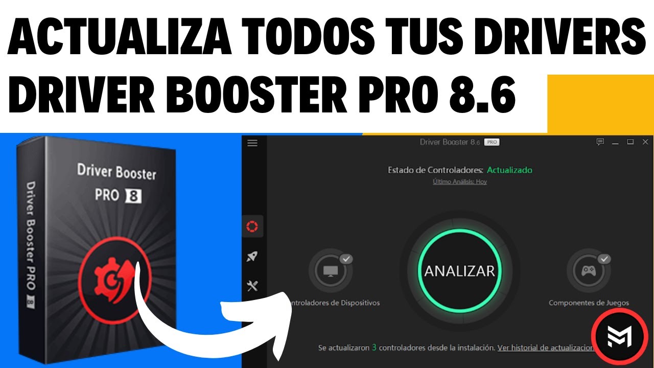 Cómo Instalar Driver Booster 8.6 Pro PARA Actualizar LOS Drivers 🚀 # ...