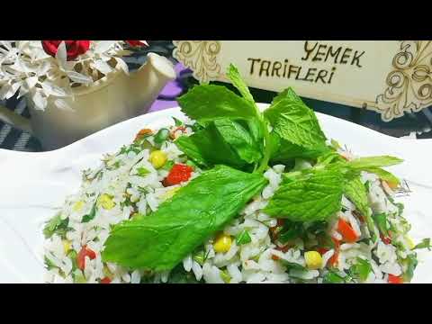 ÇİN SALATASI NASIL YAPILIR? ÇİN PİRİNÇ SALATA TARİFİ. ERDAL  YALÇINKAYA
