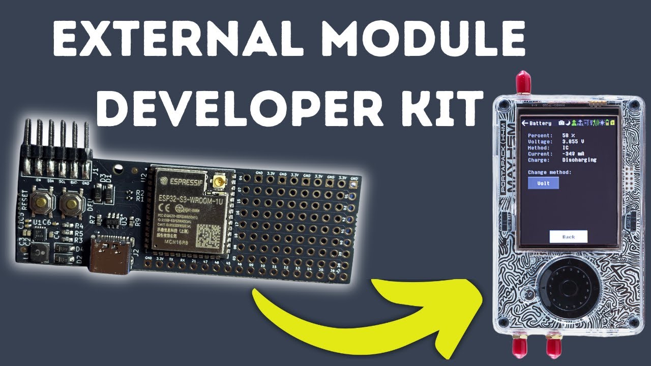 PortaPack Mayhem External Module Developer Kit "MDK" for HackRF H4 ...
