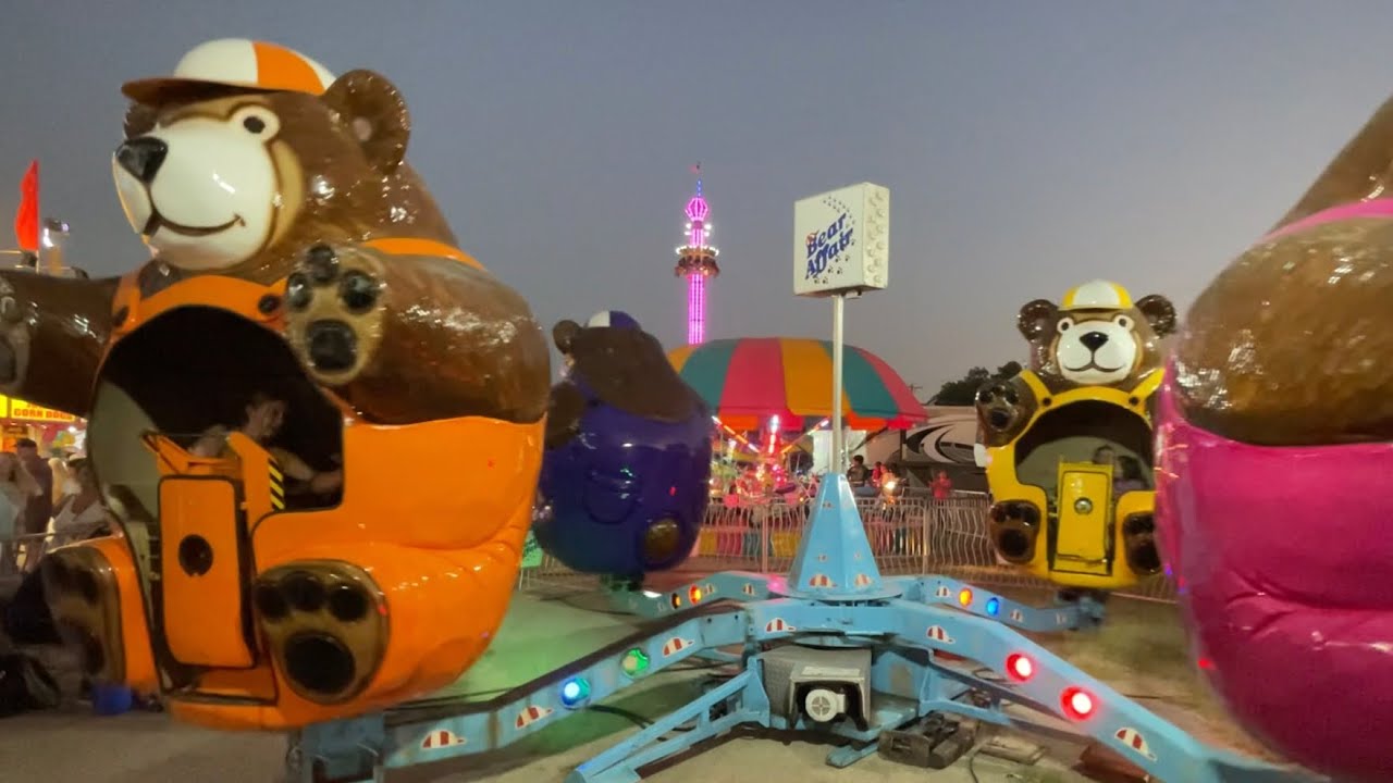 Bears, Huge Bear carnival ride! How cool is this ride! - YouTube